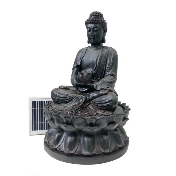 Solar Buddha Water Feature Water Fountain F821A1 - TGOP