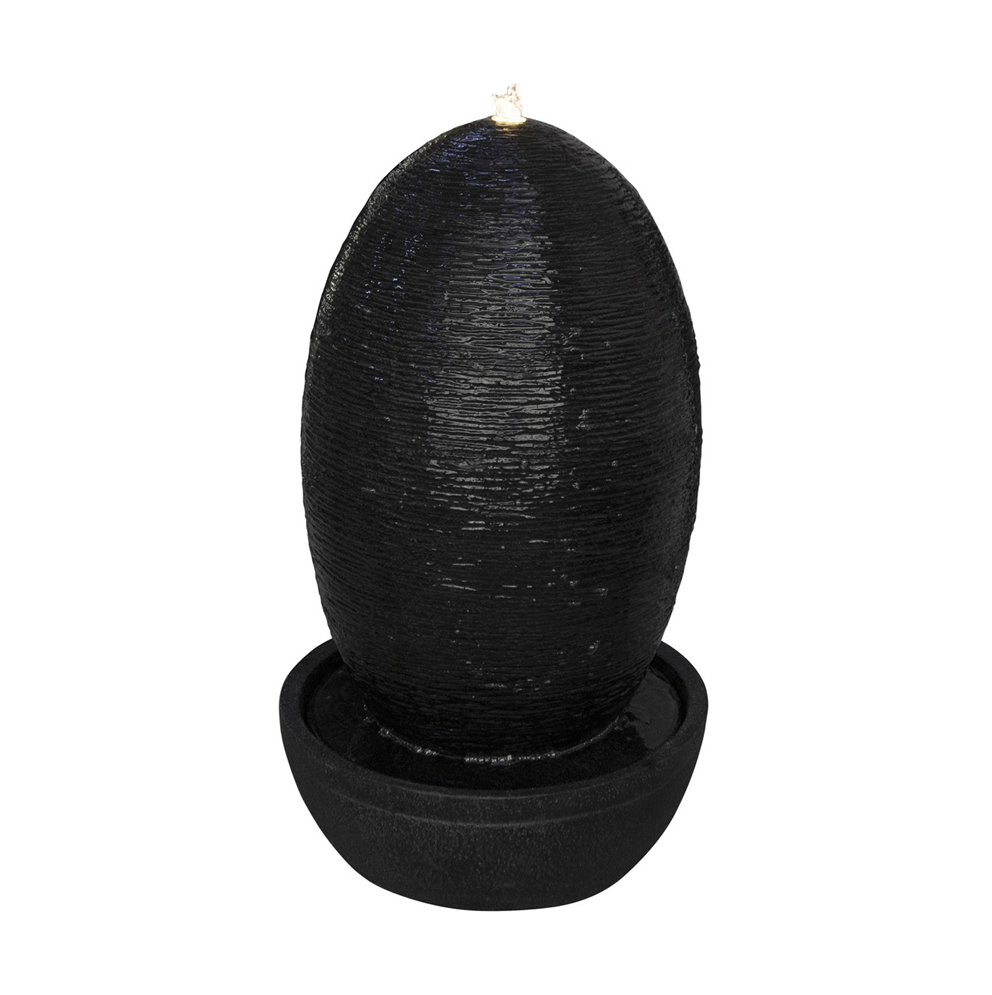 DW247090 Obsidian Egg Water Feature Fountain - TGOP